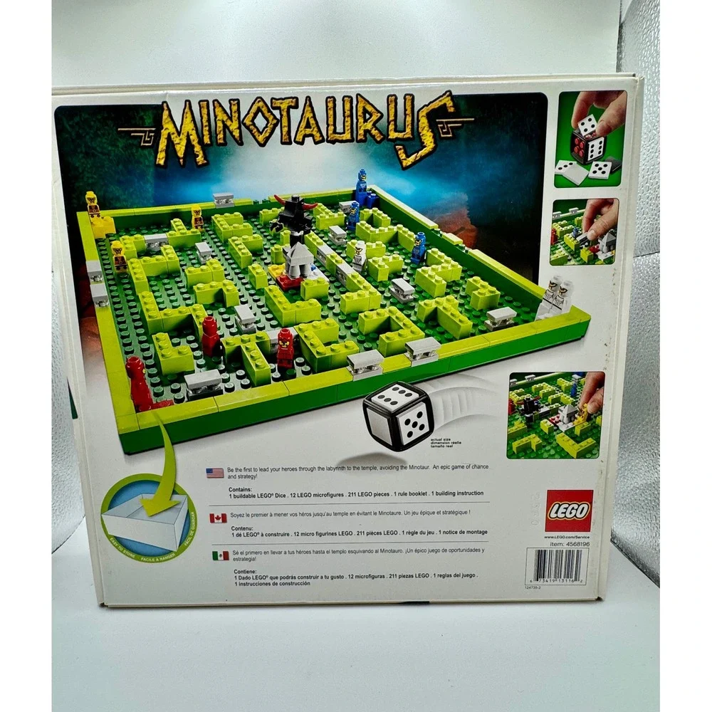 Lego | Toys | Lego Minotaurus Board Game 384 Greek Mythology Labyrinth ...